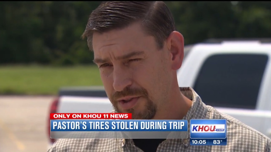 Pastor Gets Ugly Welcome to Houston as Truck Stripped of Wheels Hours ...