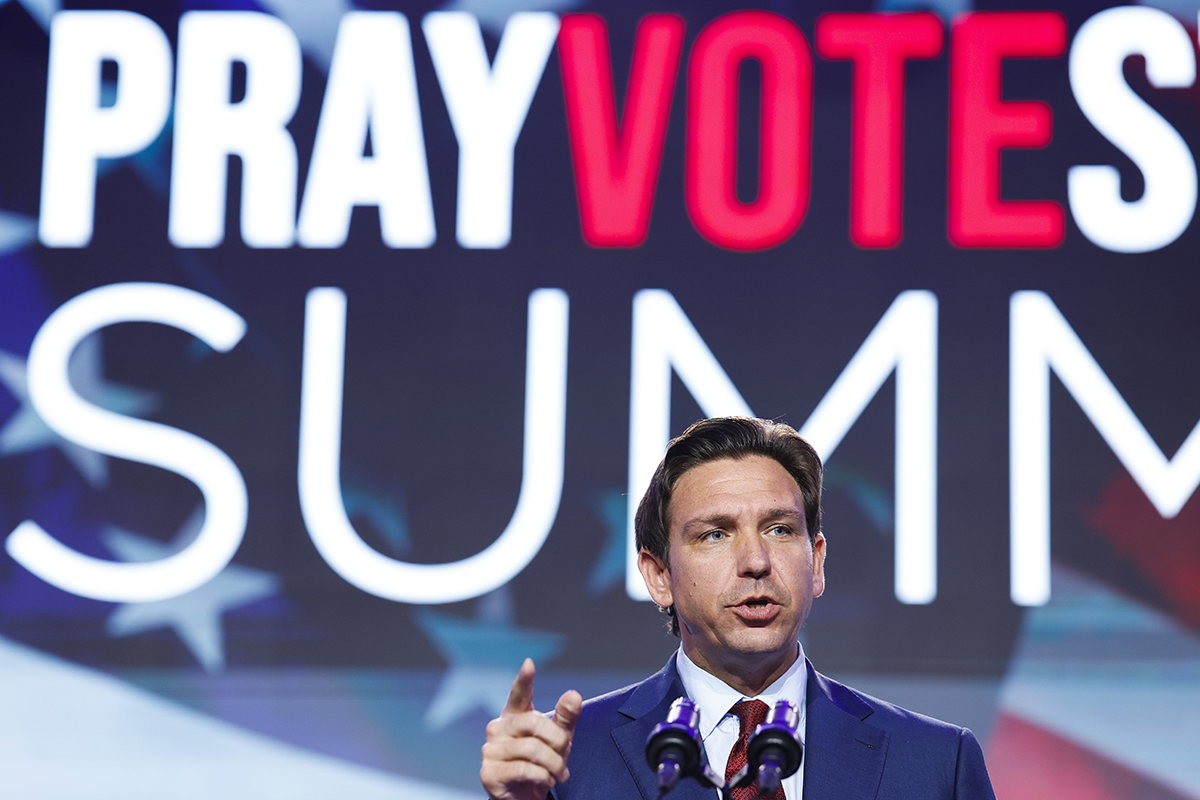 Ron DeSantis vows to restore 'full religious freedom' in the US | Politics